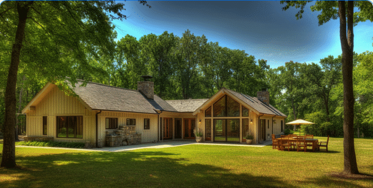 Captivating Pastoral Ranch Style Home