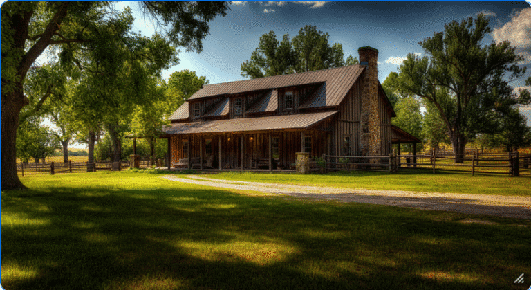 Captivating Pastoral Ranch Style Home